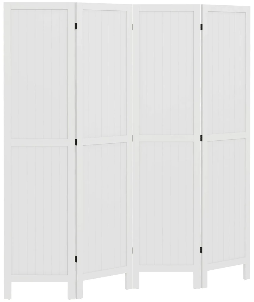 HOMCOM Paravan din lemn, separator de cameră, cloison interieur pliabil ...