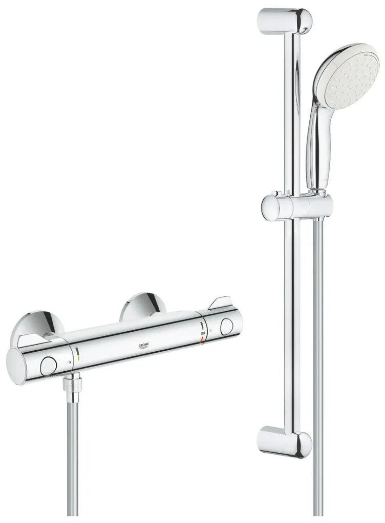Baterie cabina dus cu termostat Grohe Grohtherm 800 ,set dus bara ...