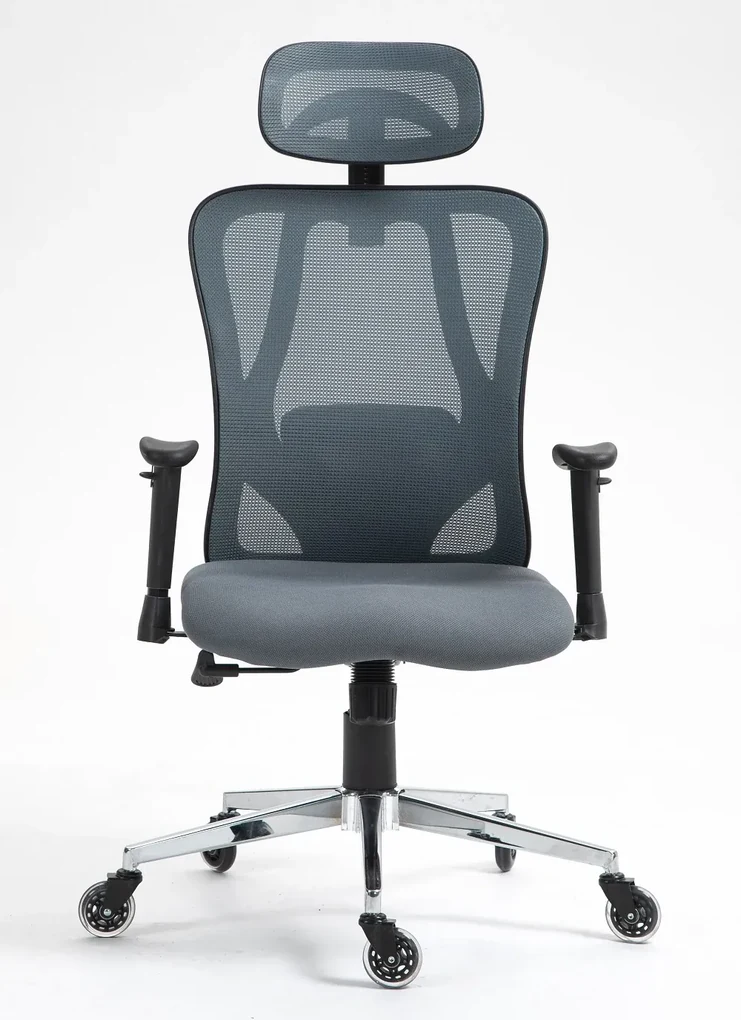 Scaun ergonomic, pivotant, suport lombar 2D, tetiera 2D, cotiera 2D ...