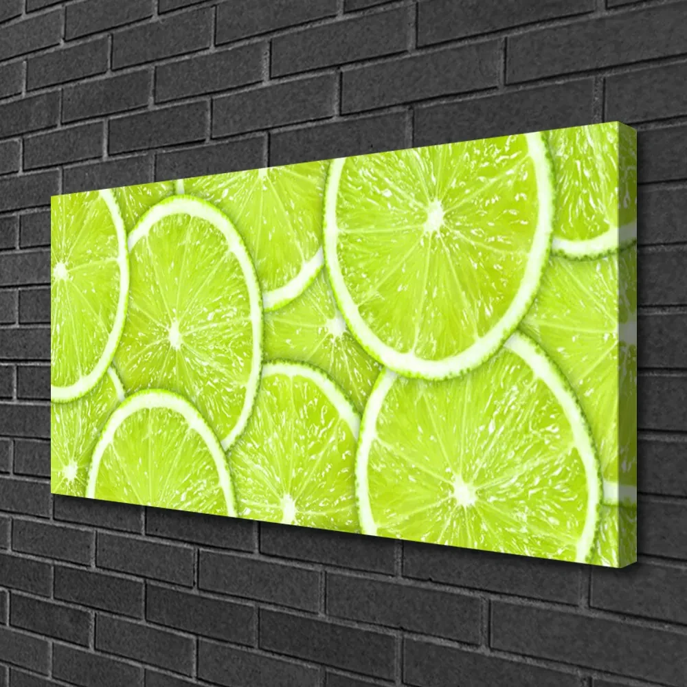Tablou pe panza canvas Lime Bucătărie Verde | BIANO