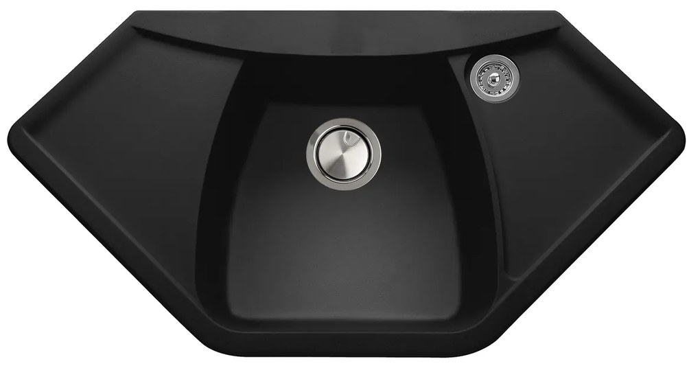 Chiuveta bucatarie granit de colt sau blat liniar CookingAid Naiky ...