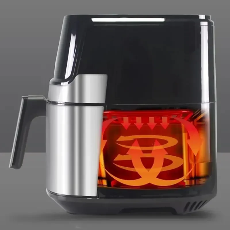 Friteuza cu aer cald BEPER BP101070, 7 l, 1700 W, Timer 60 minute, 8 ...