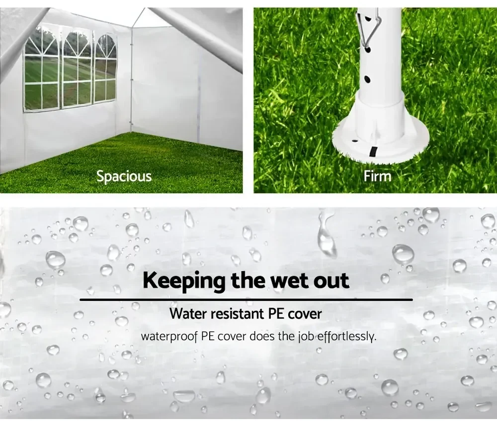 Cort evenimente, pavilion pentru gradina, cu pereti detasabili, cadru ...