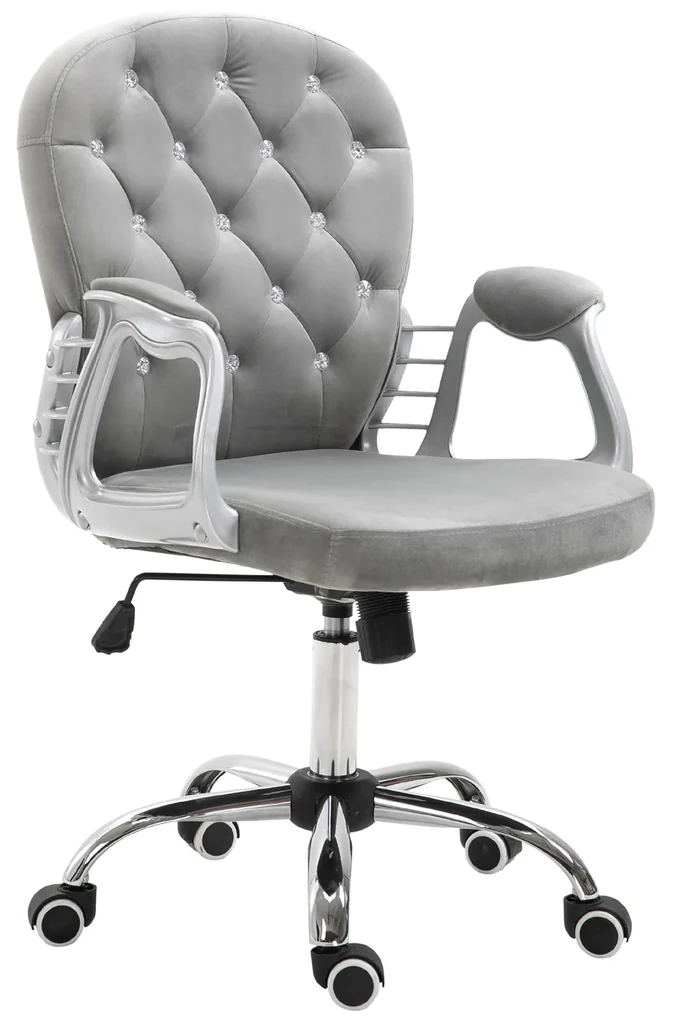 Vinsetto Scaun de birou, Scaun de birou ergonomic cu braț, Spătar ...