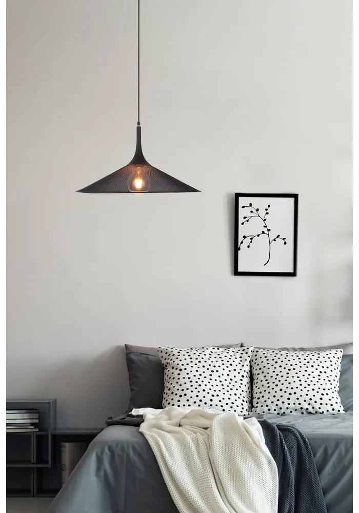 Lustră cu abajur textil ø 50 cm Kiruna – Candellux Lighting | BIANO