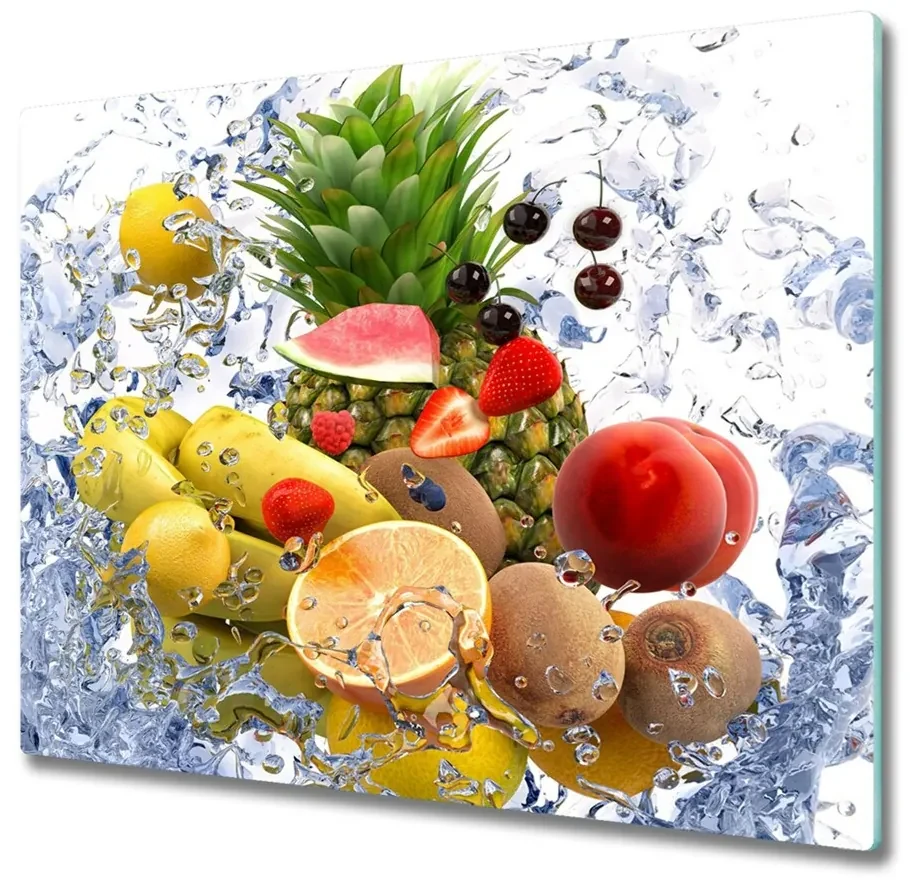 Tocator din sticla Fructe și apă | BIANO