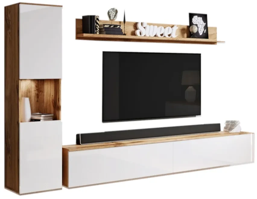 Expedo Set mobilier URAL, wotan/alb luciu | BIANO