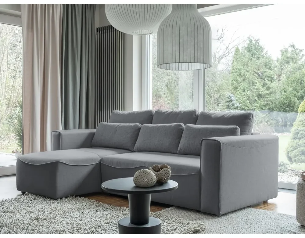 Colțar gri extensibil (colț variabil) Homely Tommy – Miuform | BIANO