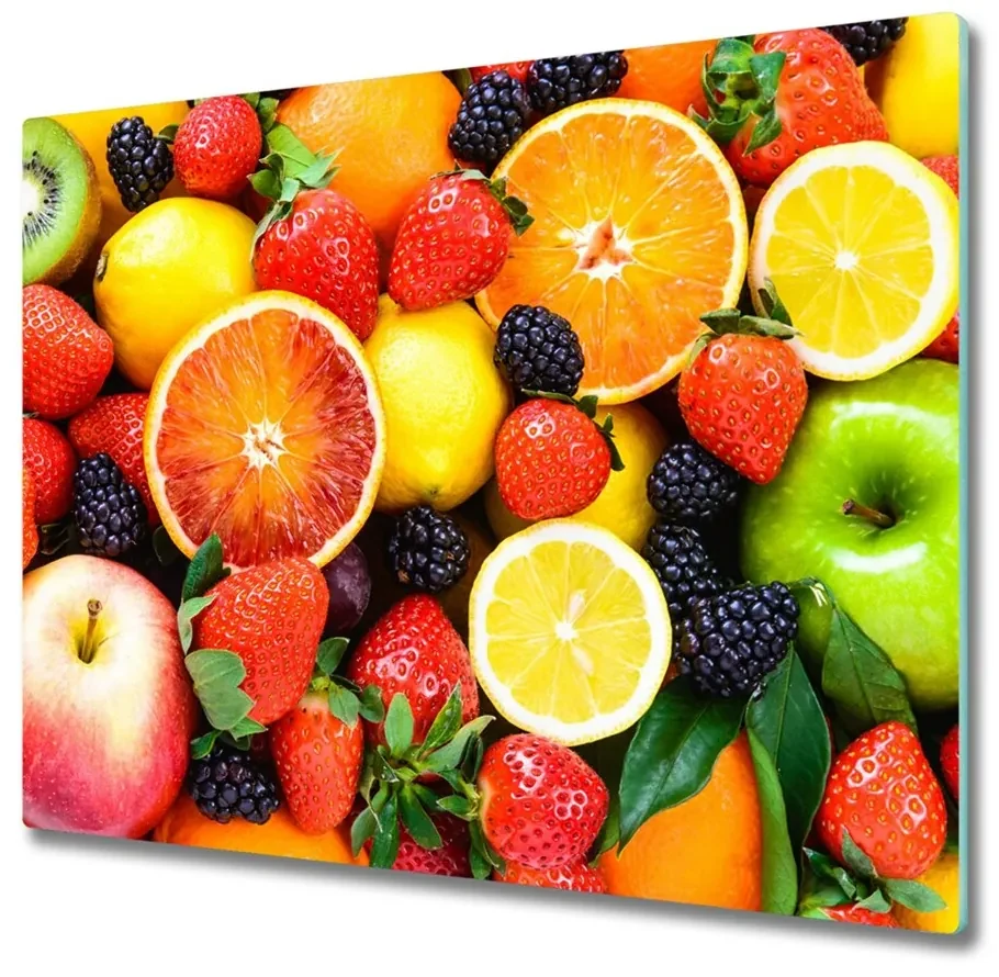 Tocator din sticla fructe colorate | BIANO