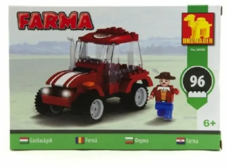 Kit de construcție Dromader Ferma 96ks in cutie 22x15x4,5cm | BIANO