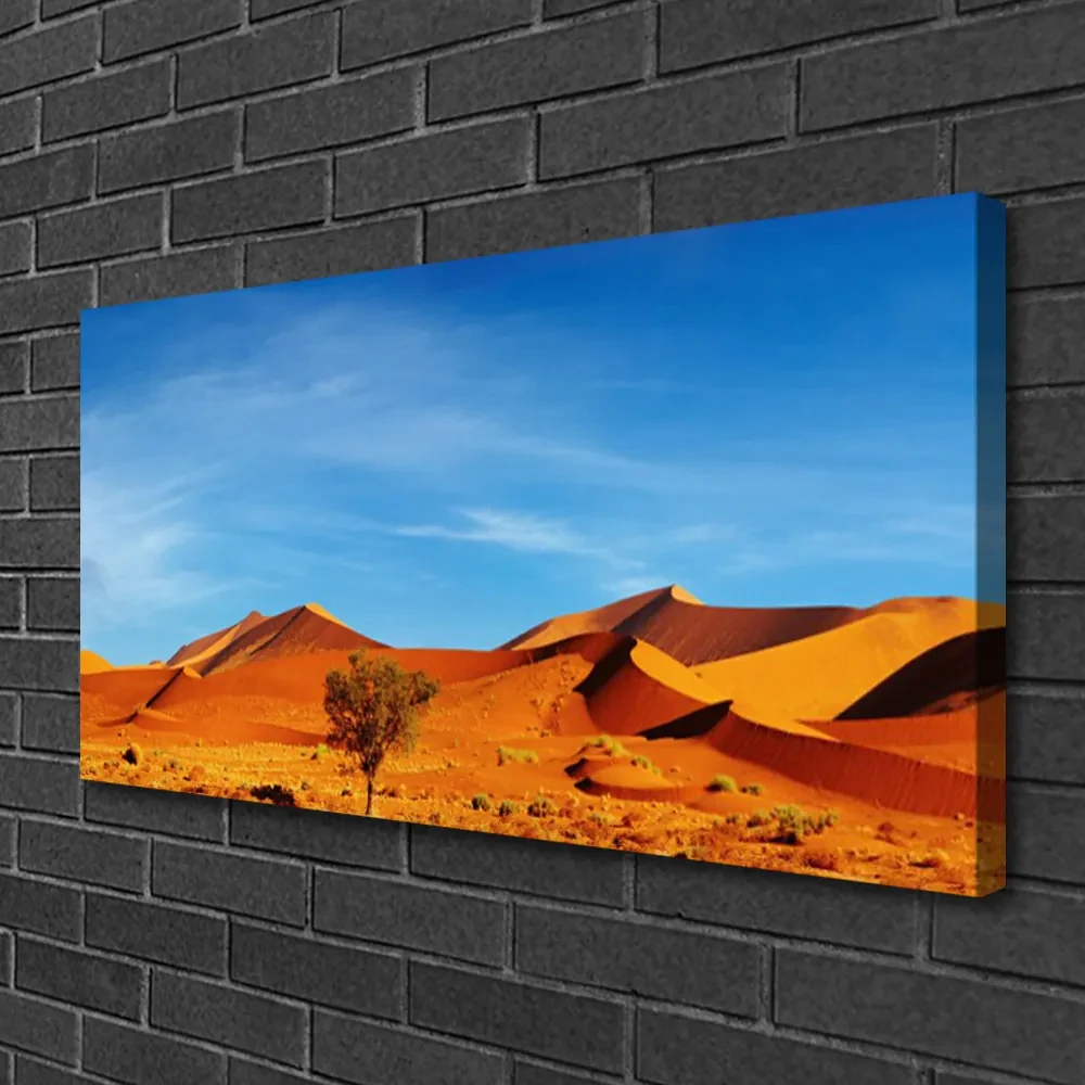 Tablou pe panza canvas Desert Peisaj Galben | BIANO