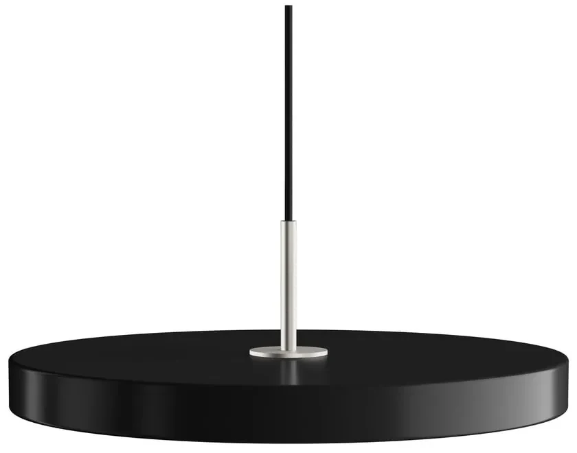 Lustră neagră LED cu abajur din metal ø 43 cm Asteria Medium – UMAGE ...