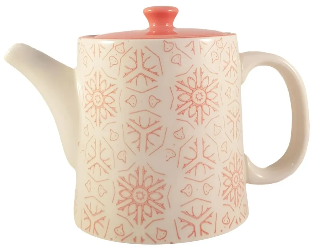 Ceainic French Clasic din Ceramica, Orange, 700 ml | BIANO