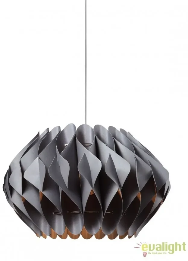 Lustra / Pendul design modern 65cm RUBEN GREY | BIANO