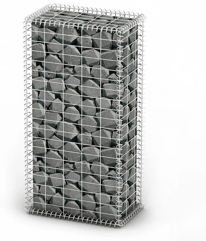 Cos gabion cu capace, sarma galvanizata, 100 x 50 x 30 cm 1, 100 x 50 x ...