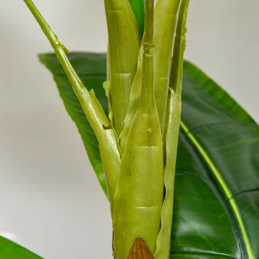 HOMCOM Bananier Planta in Ghiveci Bananier Artificial, Planta ...