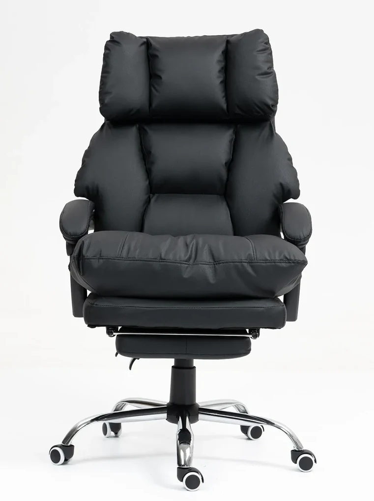 Scaun directorial, suport pentru picioare, pivotant la 360°, înălțime ...