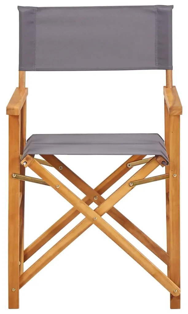 45951 vidaXL Scaun de regizor, lemn masiv de acacia | BIANO