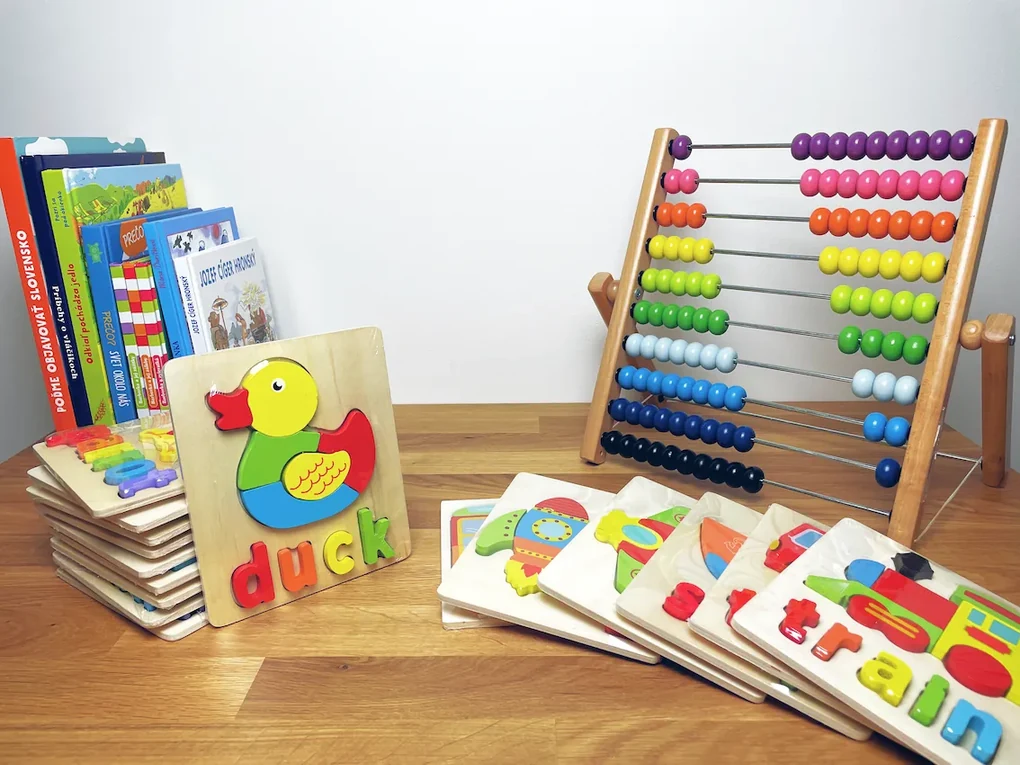 Puzzle din lemn pentru copii "Papagal" | BIANO