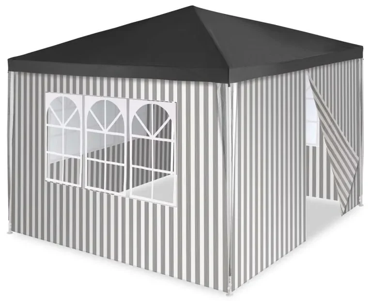 Cort de grădină + 4 laturi - 3 x 3 m, antracit | BIANO