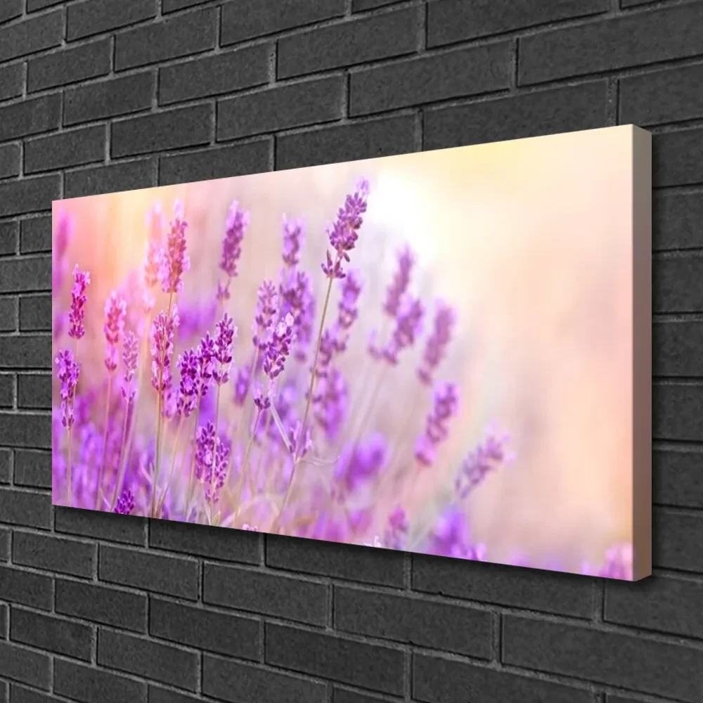 Tablou pe panza canvas Flori roz Floral | BIANO