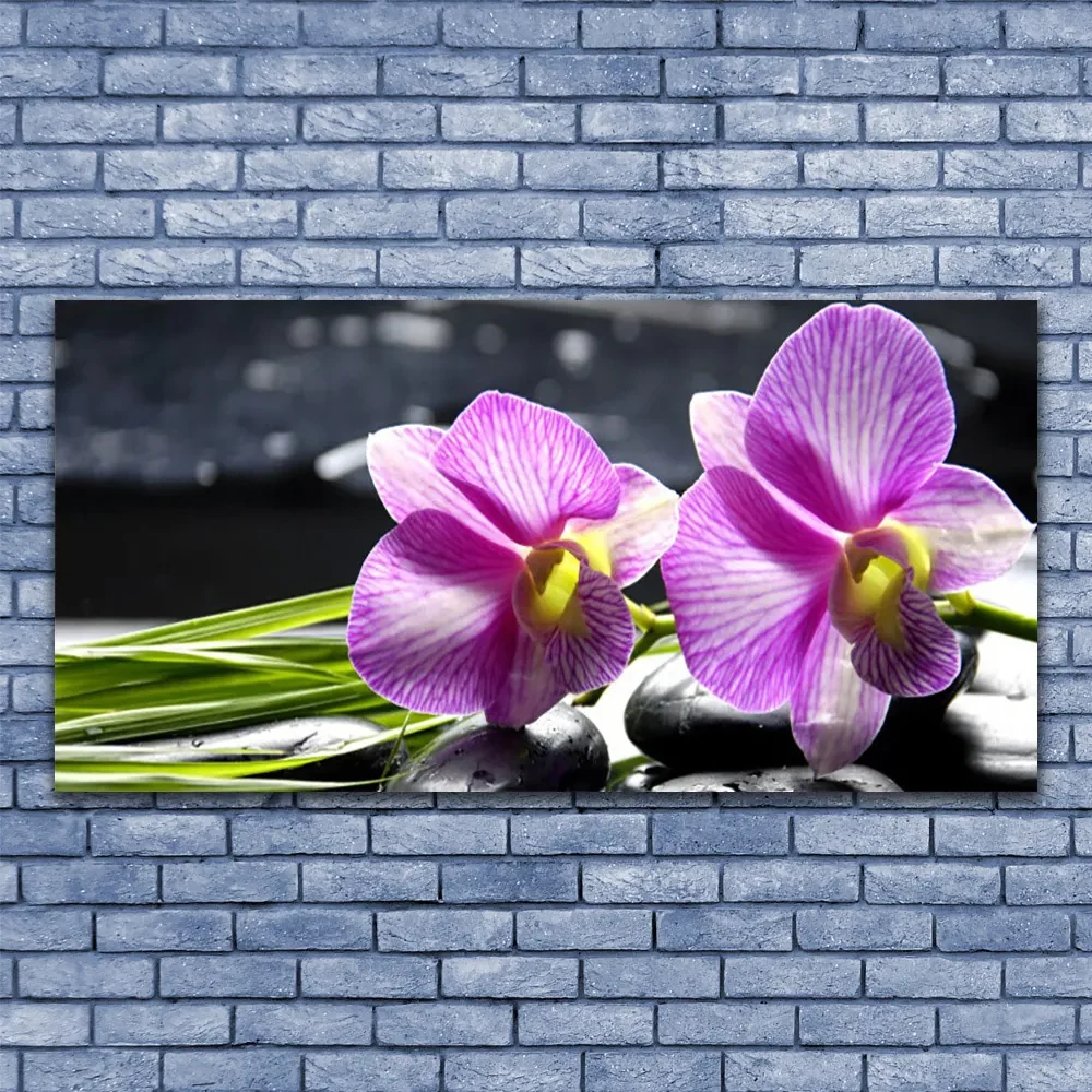 Tablou pe panza canvas Flori roz Floral | BIANO