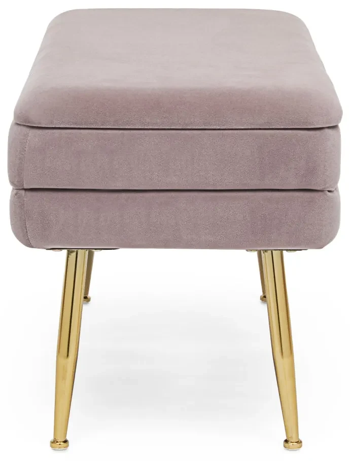 Bancheta din catifea mov Pavlina L | BIANO