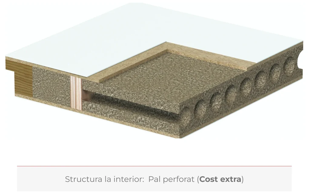 Usa de interior PORTA VECTOR W cu toc reglabil MDF PAL 160-250 mm, DR ...
