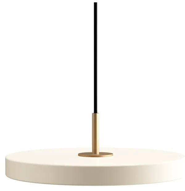 Lustră albă LED cu abajur din metal ø 31 cm Asteria Mini – UMAGE | BIANO