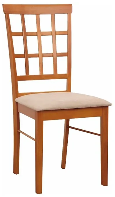 Scaun lemn,cires, pentru living dining,bucatarie,stofa bej,Bortis Impex ...