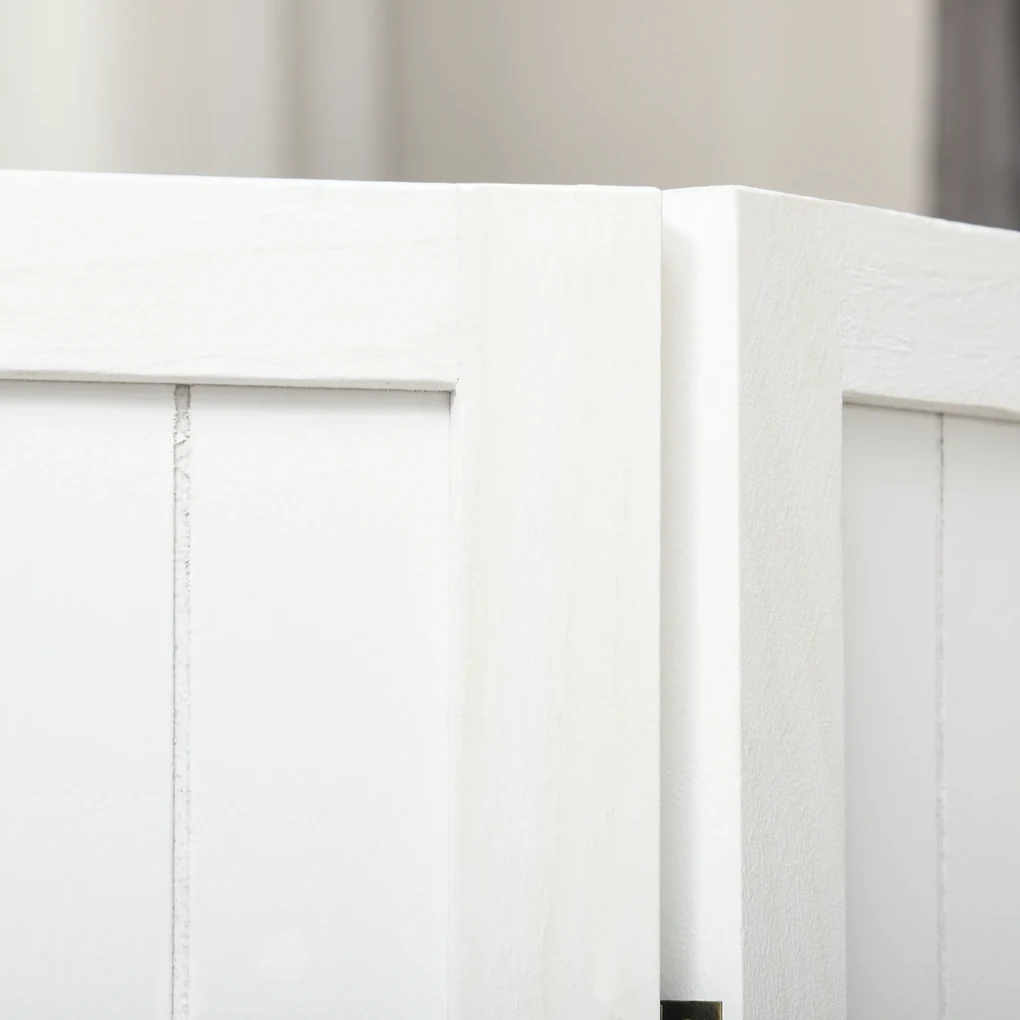 HOMCOM Paravan din lemn, separator de cameră, cloison interieur pliabil ...