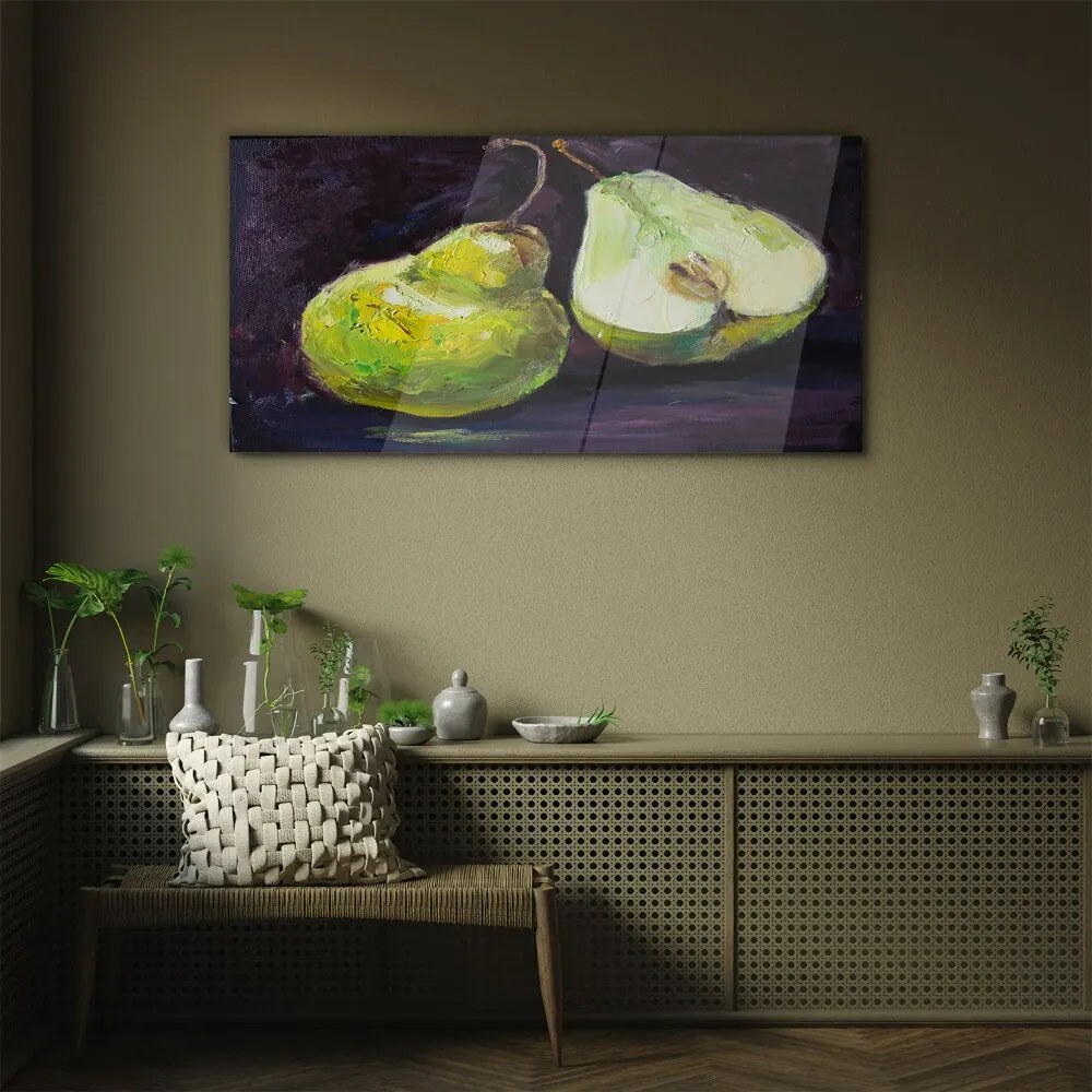 Tablou sticla Pictura pere de fructe | BIANO