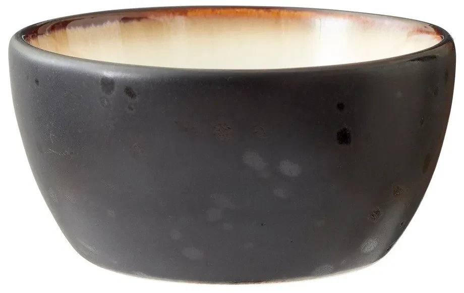 Boluri mici negre 4 buc. pentru servire din ceramică 200 ml Gastro ...