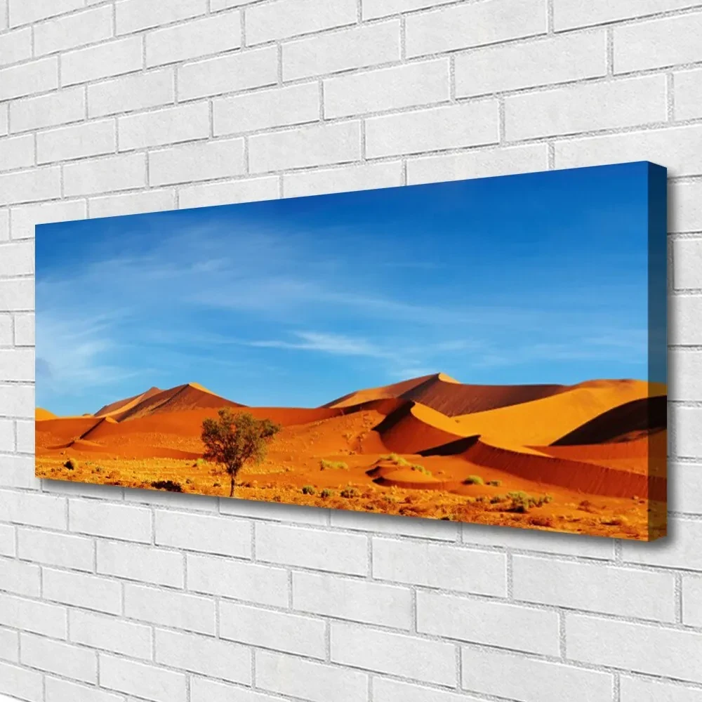 Tablou pe panza canvas Desert Peisaj Galben | BIANO