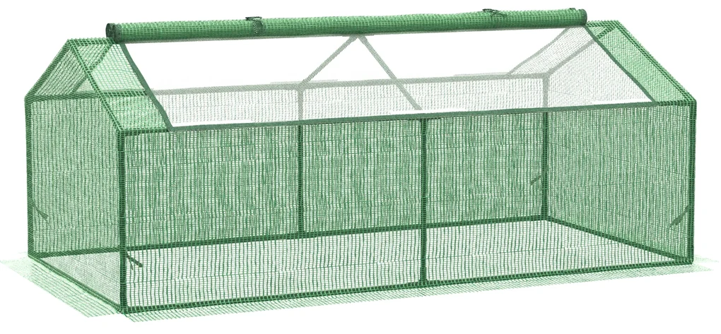 Outsunny Mini sera gradina pentru plante, sera Mica pentru Gradina pe 2 ...