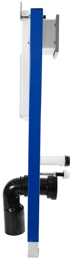 Cadru Set ascuns pentru vas WC cu buton E satin | BIANO