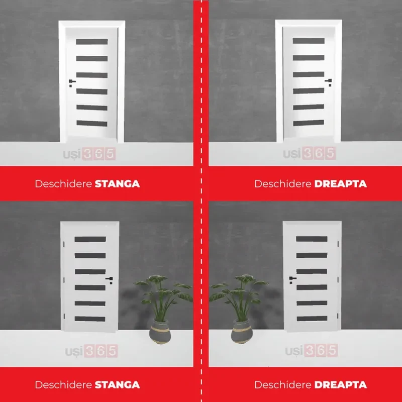 Usa dubla HDF cu toc reglabil din MDF PAL - Colectia VINTAGE 5.5 Toc ...