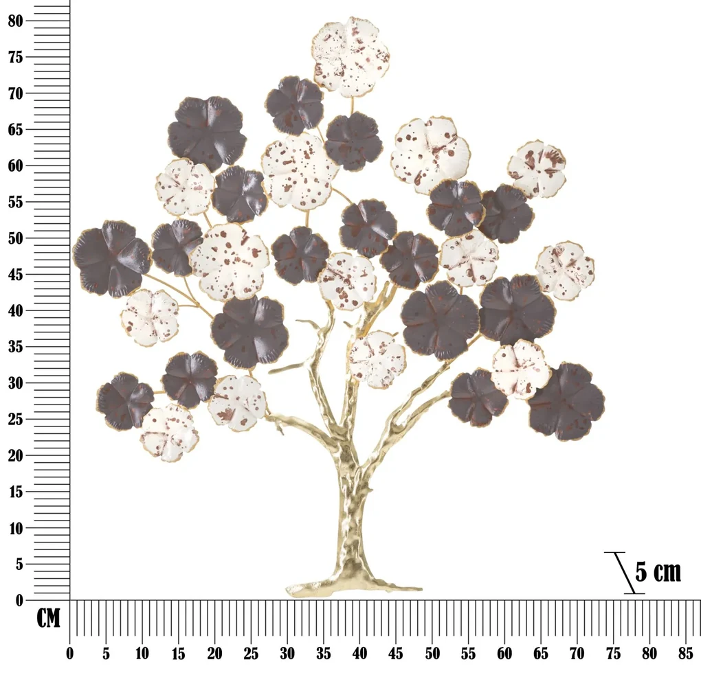 Mauro Ferretti Panou De Fier In Forma De Copac cm 73,7X5X80 | Aosom ...