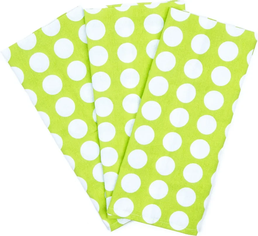 4Home Prosop de bucătărie Bulina verde, 45 x 70 cm, set 3 buc. | BIANO