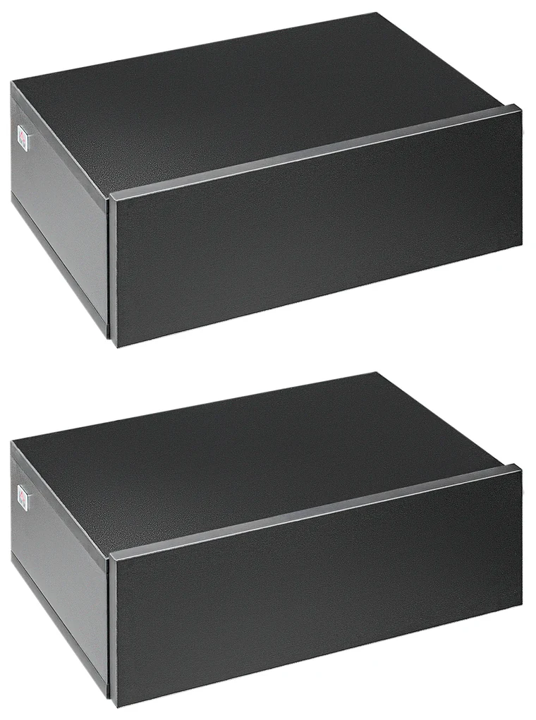 HOMCOM Set 2 Noptiere Suspendate pentru Dormitor, Noptiere Moderne din ...