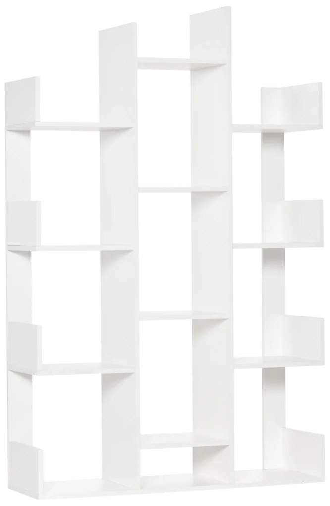 Mobilier Biblioteca tip Copac cu 13 Etajere, Biblioteca Raft Moderna ...