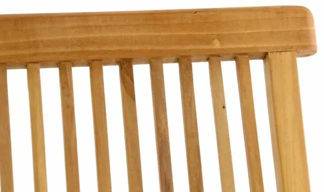 Scaun pliabil din lemn de tec DIVERO | BIANO