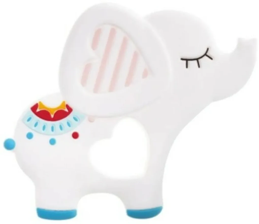 BocioLand Scobitoare din silicon Elefant - alb | BIANO