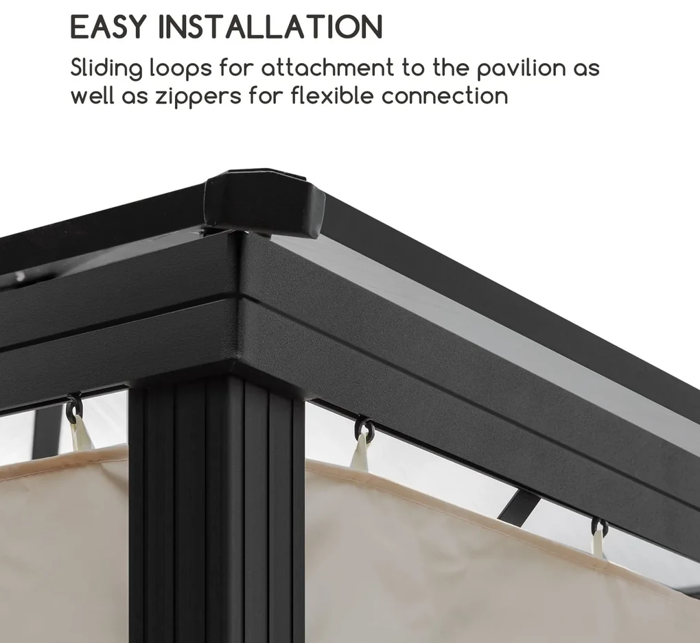 Pantheon Solid Sky Ambient Solar, pavilion, 3 × 4 m, iluminat solar | BIANO