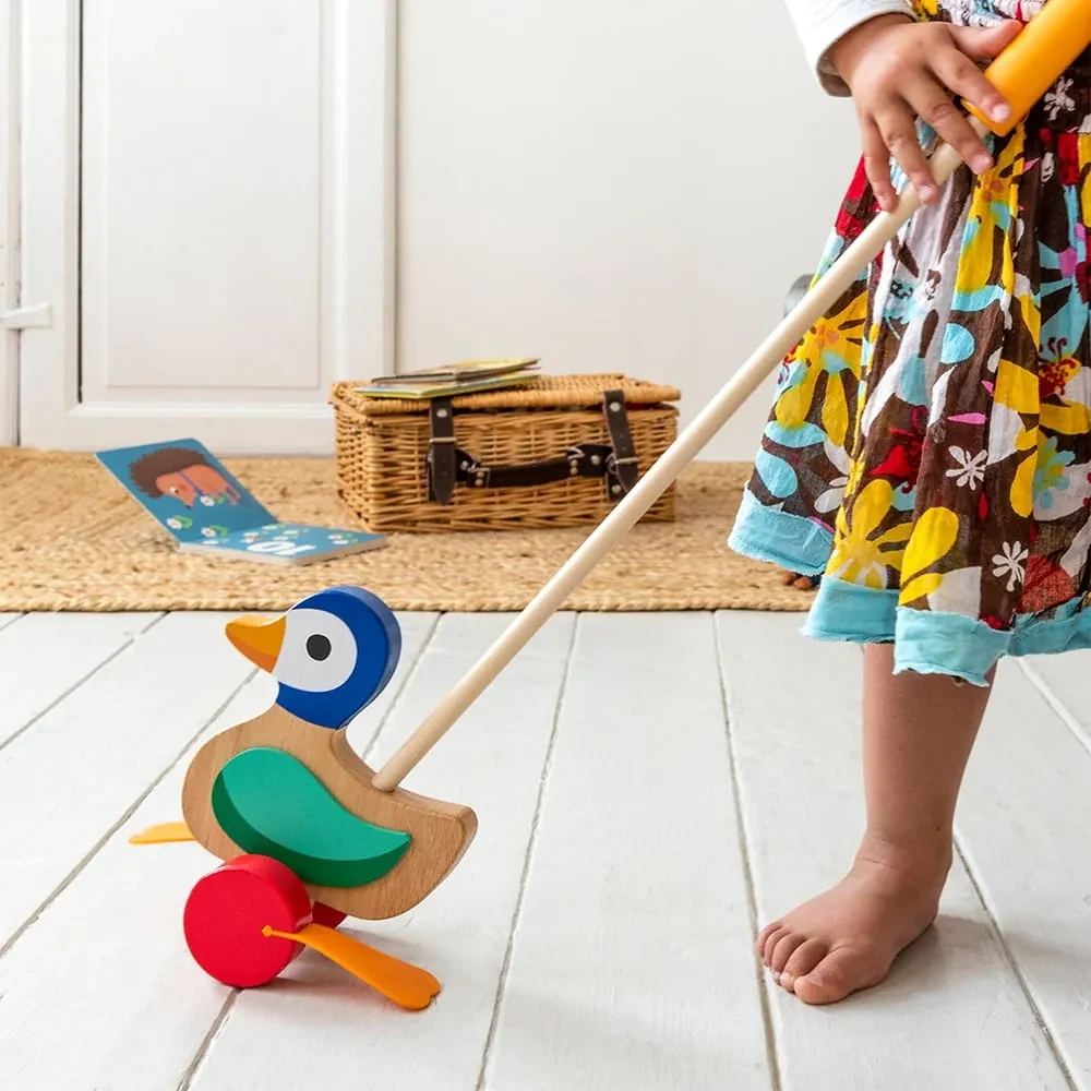 Jucărie din lemn Flapping Duck – Rex London | BIANO