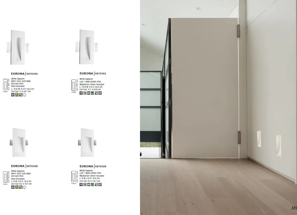 Spot LED incastrabil ideal pentru iluminat scara sau hol CIROCCO ...
