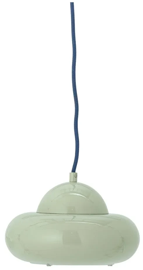 Lustră verde cu abajur din metal ø 22 cm Bubble – Bloomingville | BIANO