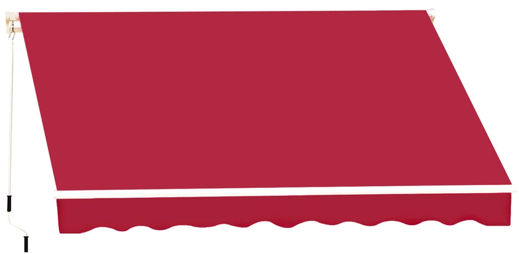 Perdea Parasole Rulou de Perete Impermeabil Outsunny Poliester ...