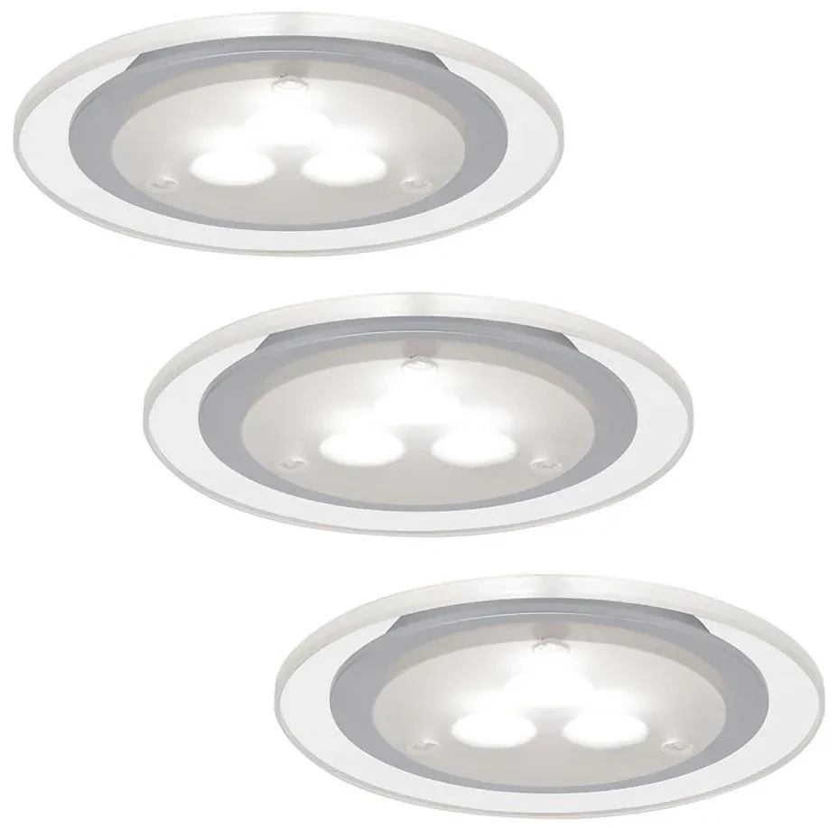 Paulmann 93543 - SET 3x Corp de iluminat LED tavan fals MICRO LINE ...