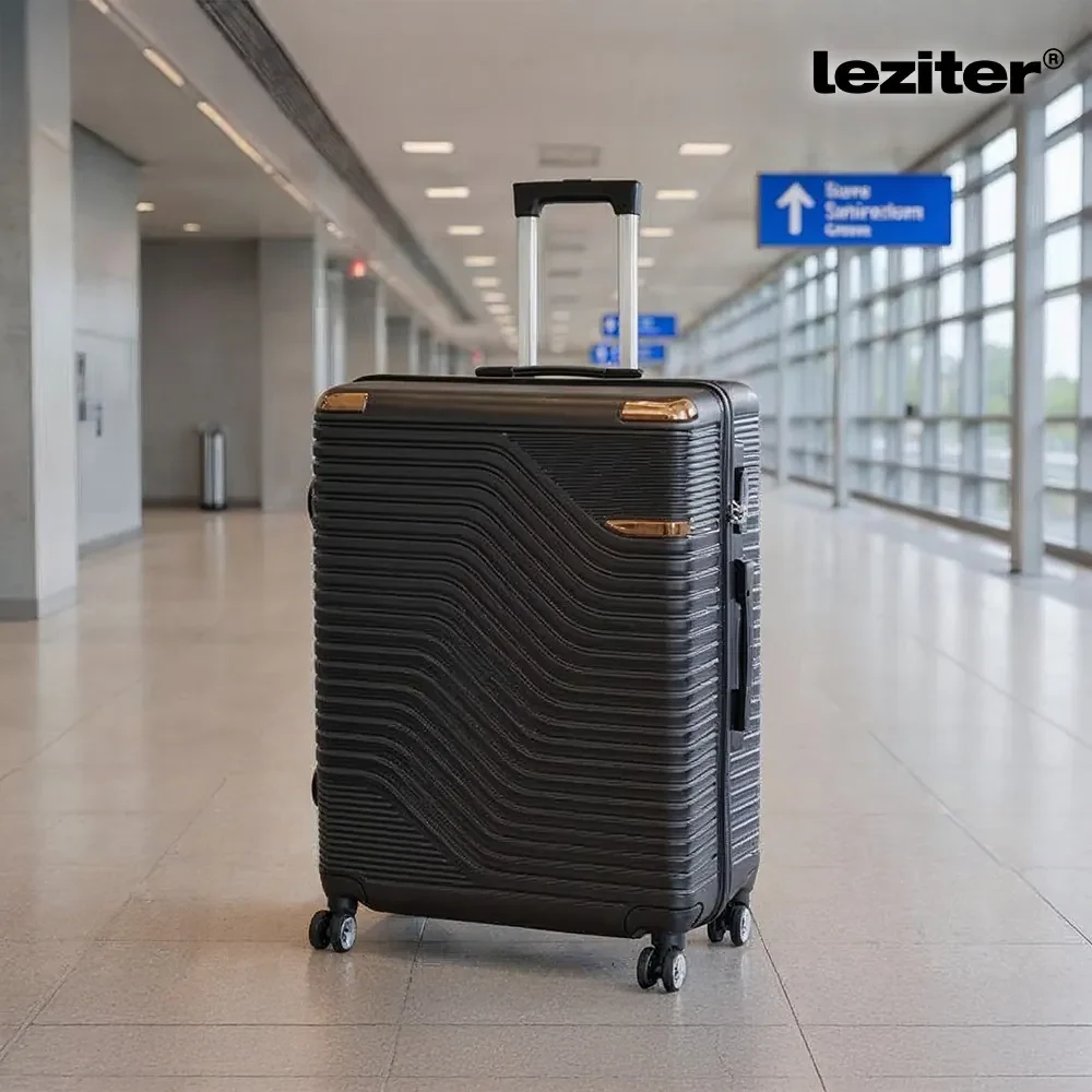 TraveLux Urban XI set valize cu role negru | BIANO